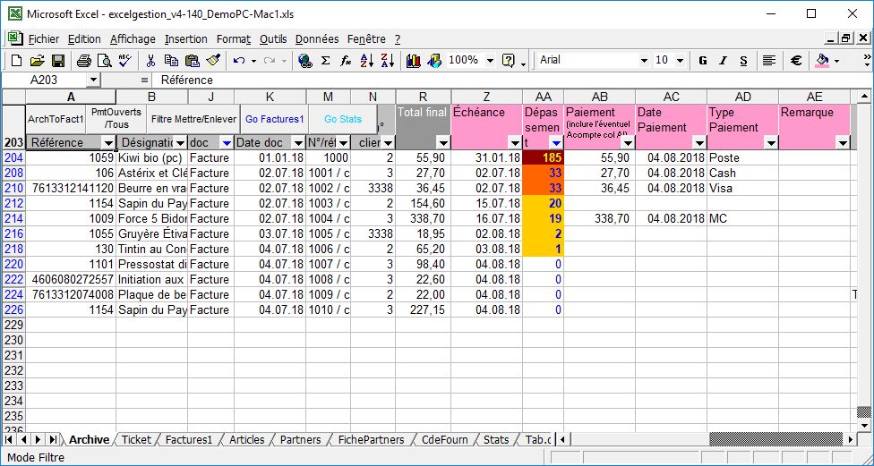 Telecharger Fiche De Stock Excel Gratuit